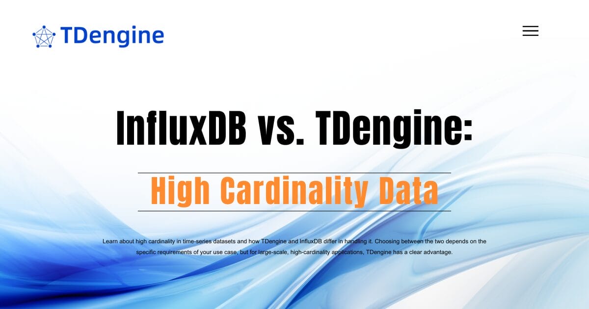 Influxdb Cannot Handle High Cardinality Datasets Tdengine