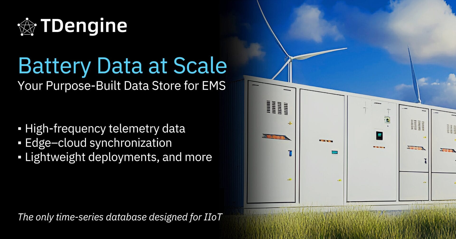 TDengine for EMS and Battery Storage | TDengine